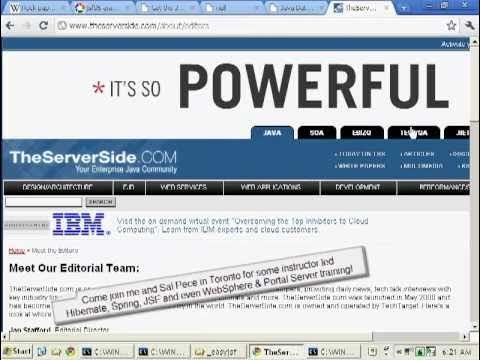Managed Beans and JSF 2.0: Handing User Input with Annotated JavaBeans (Part I of II) - YouTube