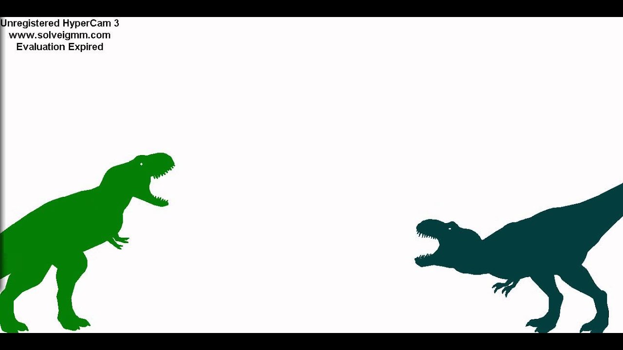 T-rex vs red eye king - YouTube