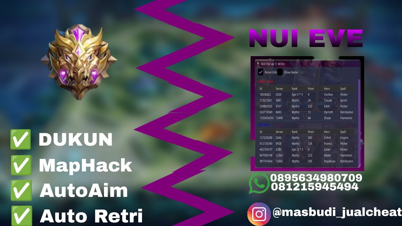 AUTO WINSTREAK!! CHEAT MLBB TER KOMPLIT DAN SIMPLE! safe main acc - YouTube