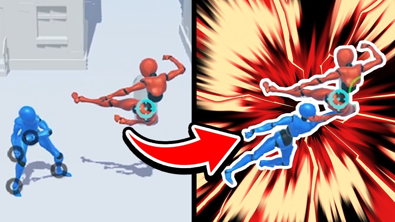 自分だけのオリジナル武術で戦うゲーム【Drag Fight】 - YouTube