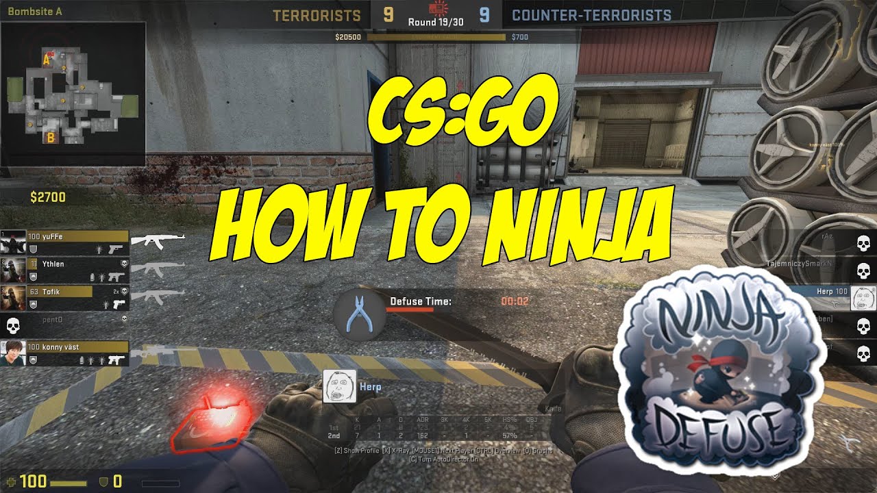 CS:GO | How to ninja! - YouTube