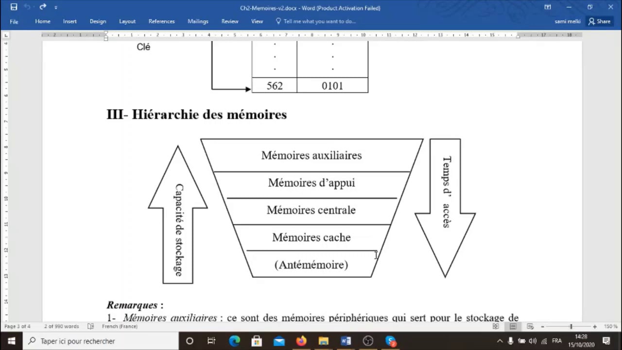 Architecture des ordinateurs - Les mémoires 2/3 - YouTube