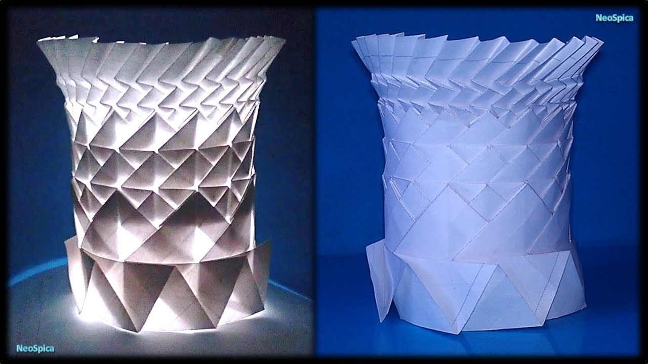 Cylinder With Fractals Folding - Mars Pattern - YouTube
