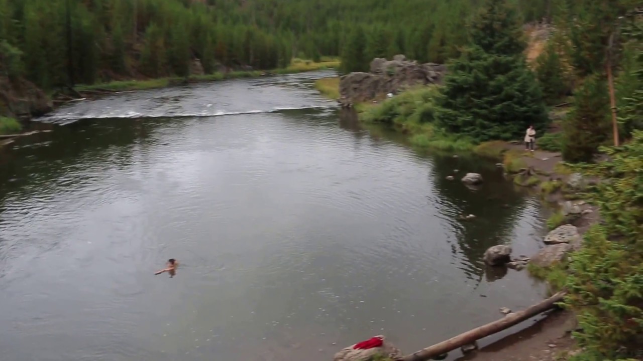 Firehole Swimming Area - YouTube