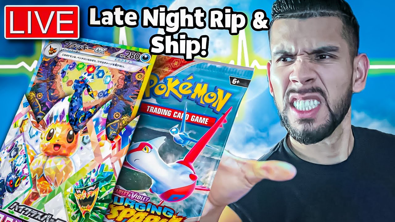 Im Here So I Don't Get Fined Late Night Pokemon Rip and Ship! Terastal ...