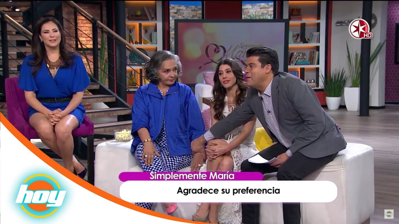 Elenco de 'Simplemente María' habla del Gran Final | Hoy - YouTube