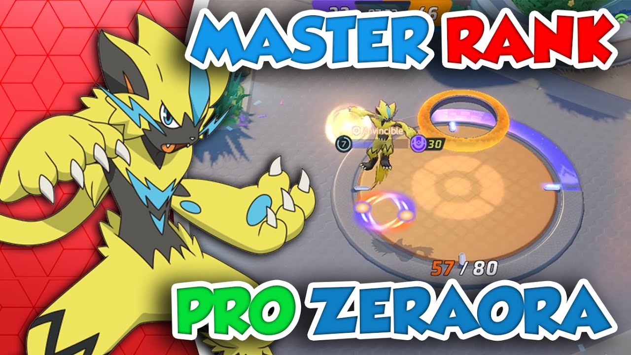 POKEMON UNITE ZERA ORA BEST DAMAGE AND OBJECTIVE - YouTube