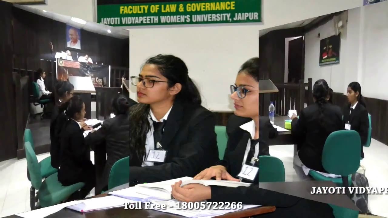 Jayoti Vidyapeeth Women's University -Women Career in Law - YouTube