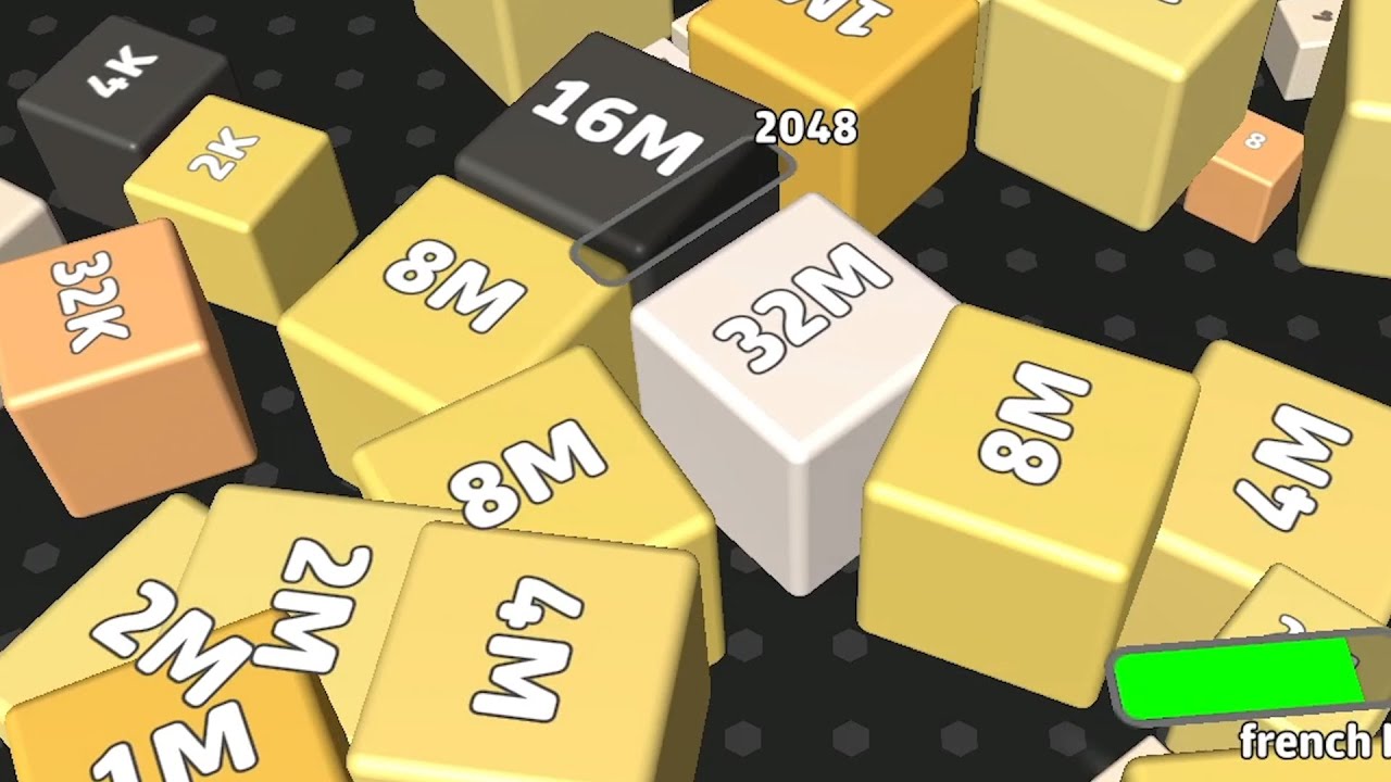 CUBES SNAKE 2048.io Gameplay. NEW MAP Cubes 2048.io Game - YouTube