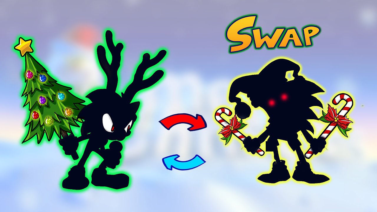 Faker sonic + Pibby finn | Merry Christmas | Swap | Merger | Swaping ...