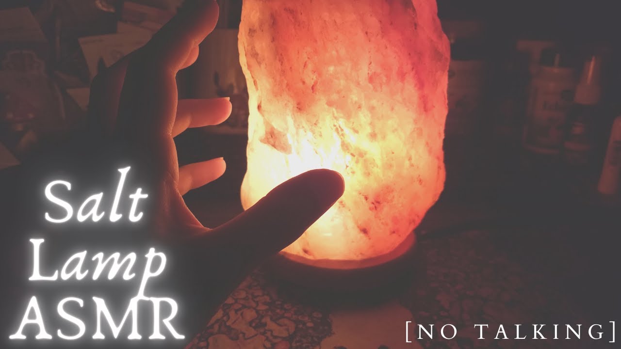 lo-fi sleepy ASMR💤 | Salt Lamp Scratching, Tapping & Touching - No ...