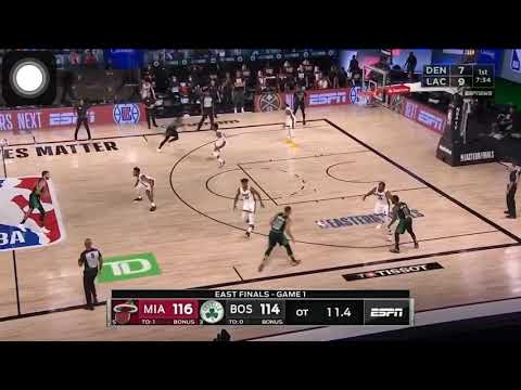 Bam Adebayo Clutch Block on Jayson Tatum on Game 1 - YouTube