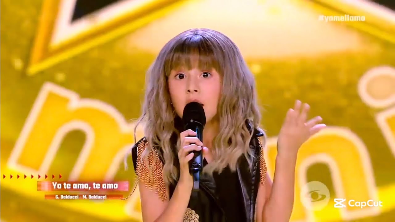 Yo Me Llamo Mini Yuri Canta “Yo Te Amo, Te Amo” Tiene Mucha Energía ...