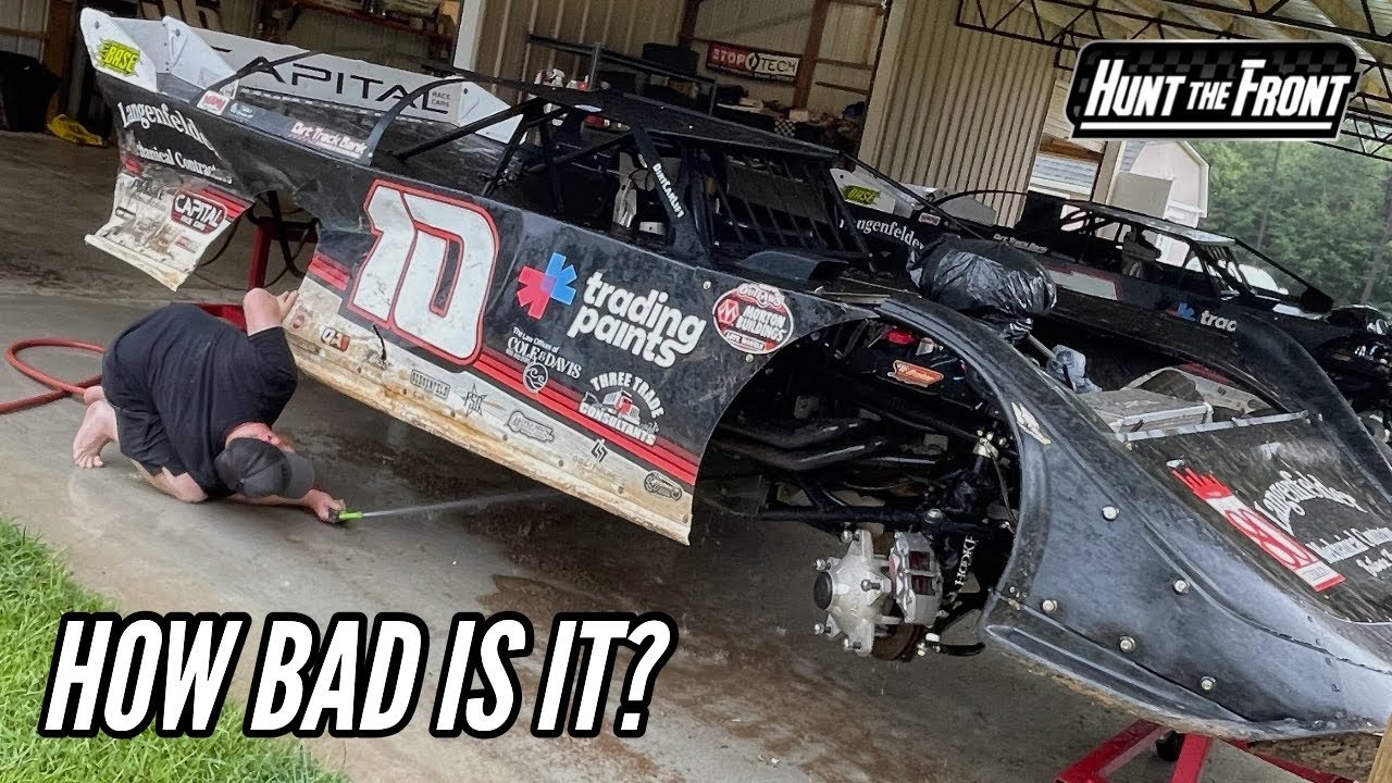Tearing Apart Our WRECKED RACE CAR! Can We Still Make it to Eldora ...