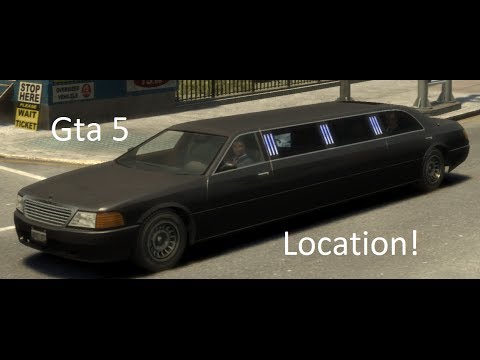 Gta V Online: Limo and Vinewood Bus spawn location - YouTube