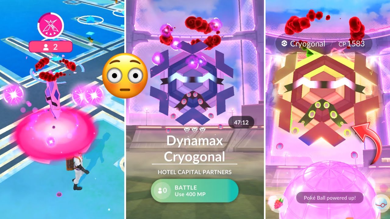 😳 Dynamax Cryogonal raid in Pokemon go. - YouTube