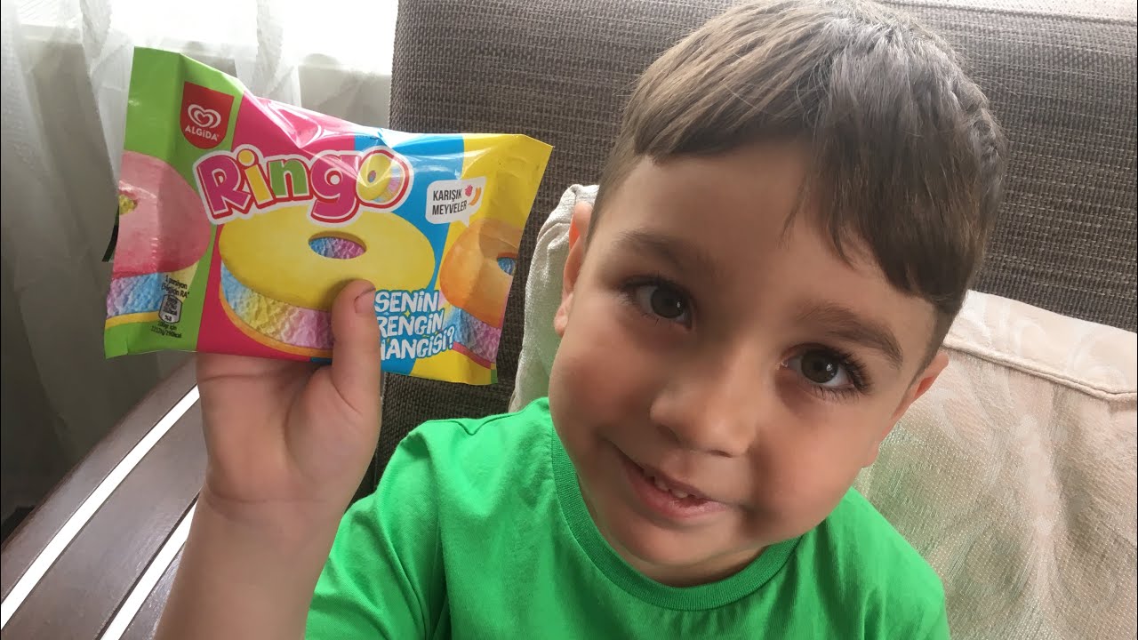 Çınar Algida Ringo Dondurmanın Tadına Baktı-Çok Beğendi-Funny Kids ...