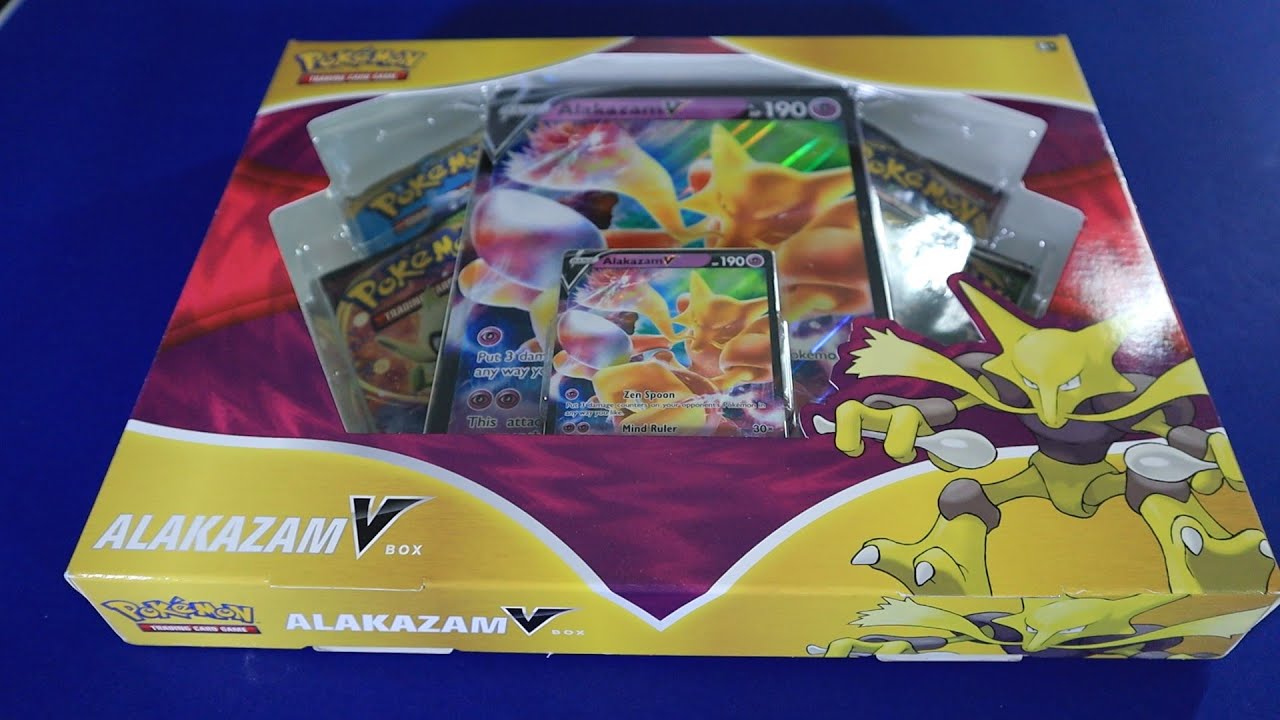 Pokémon TCG Alakazam V Box Opening - YouTube