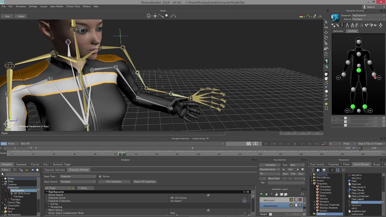 MotionBuilder 機能紹介ムービー：キャラクタアニメーションのリターゲット - YouTube