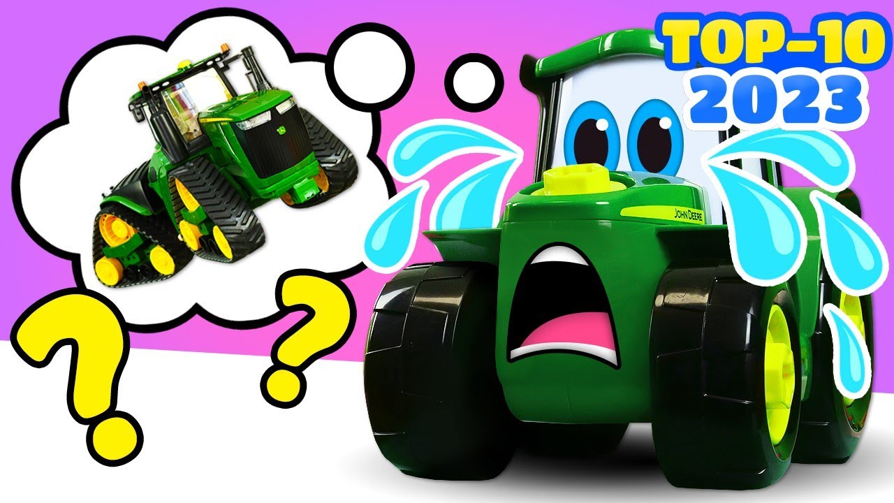 TOP-10 de l’année 2023 🚜Johnny le tracteur: les meilleurs jeux avec les voitures pour enfants ...