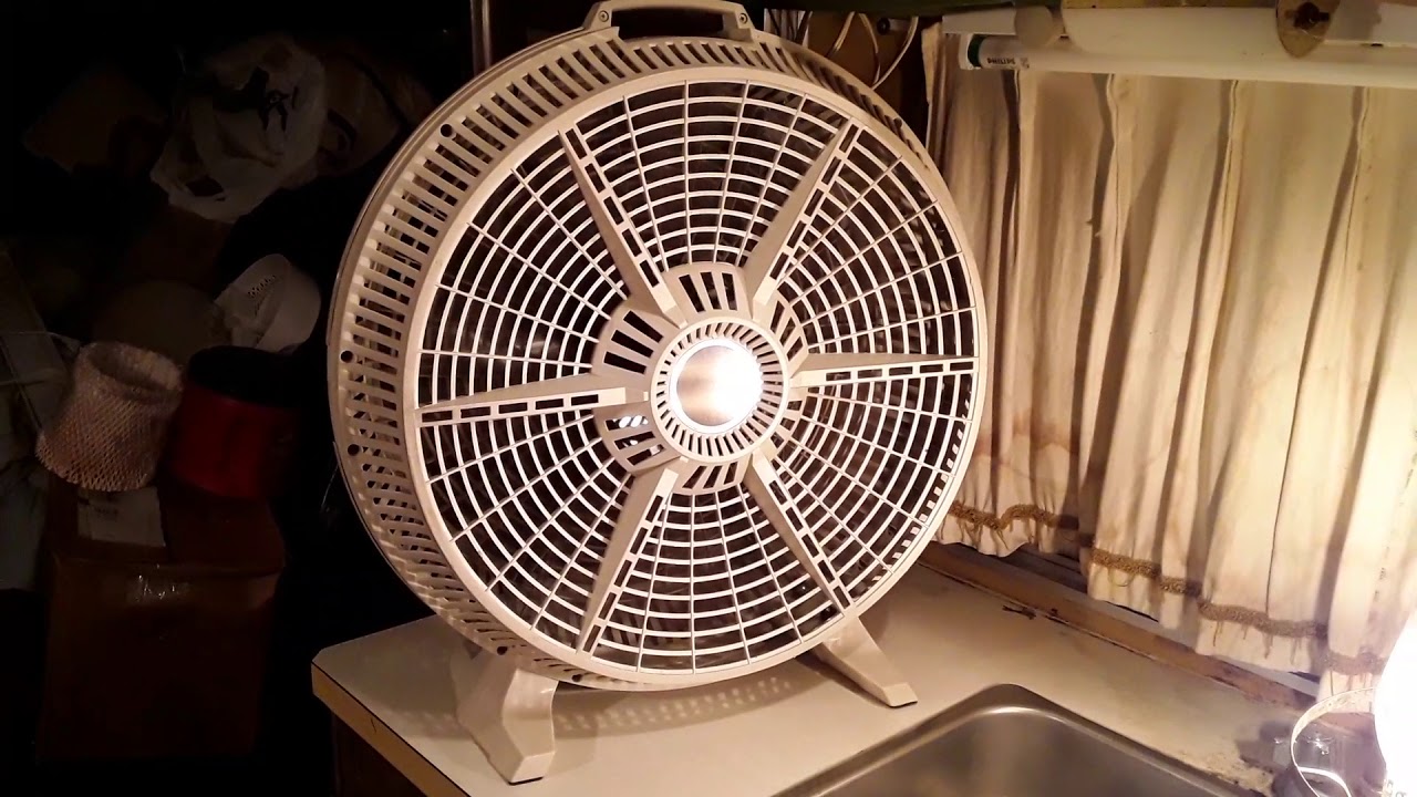 1980-82 Sears "Wind Machine" 20" Fan - YouTube