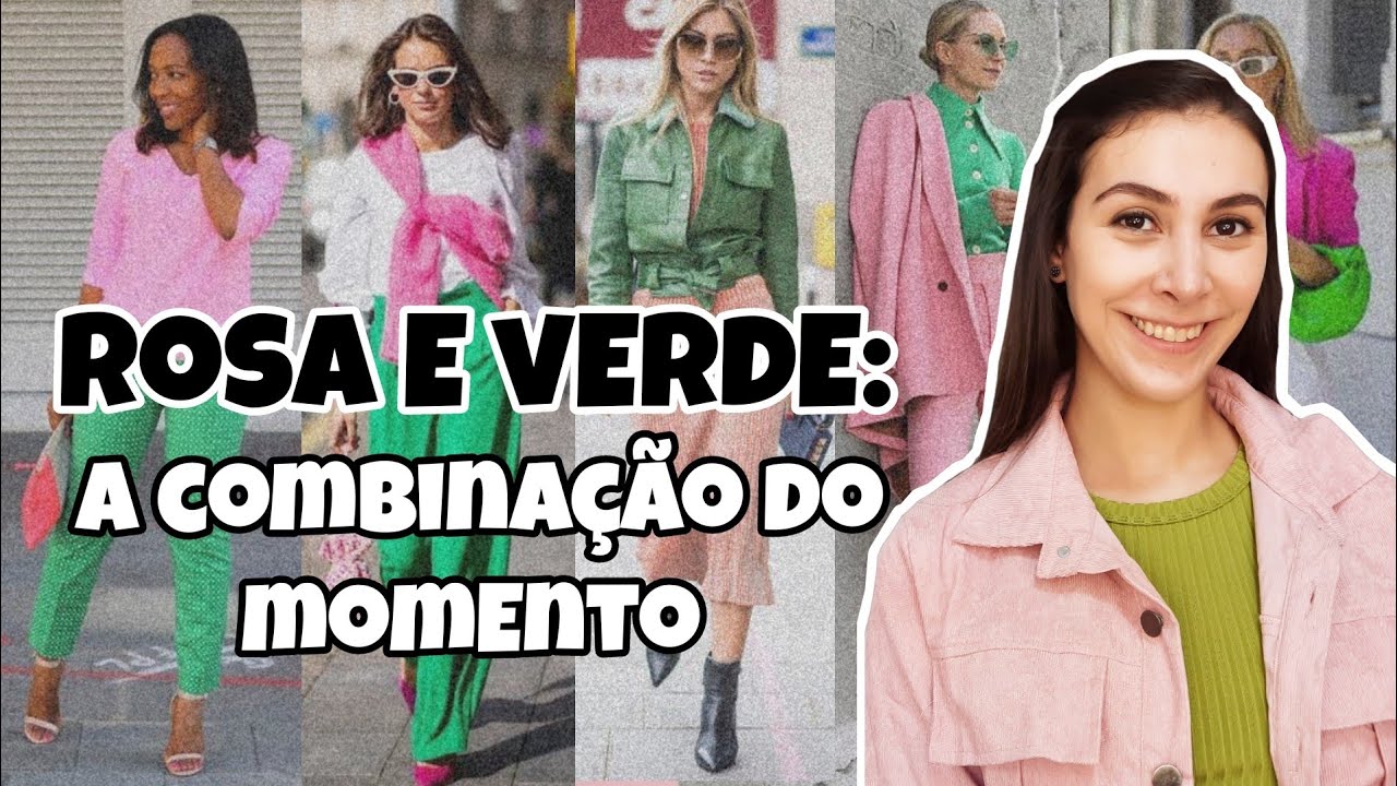 COMBINAÇÃO DE ROSA E VERDE (ALERTA DE TENDÊNCIA)- Isabela Martin - YouTube