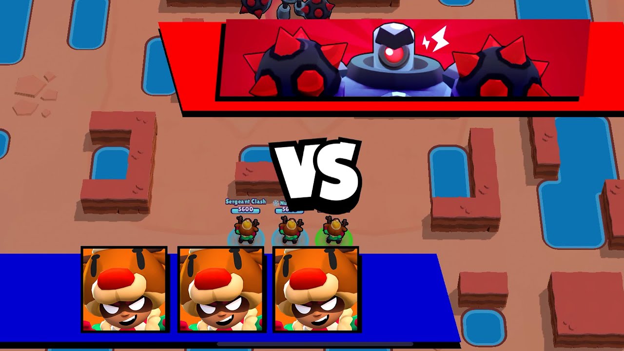 Triple Red Nose Nita in Boss Fight | Brawl Stars - YouTube