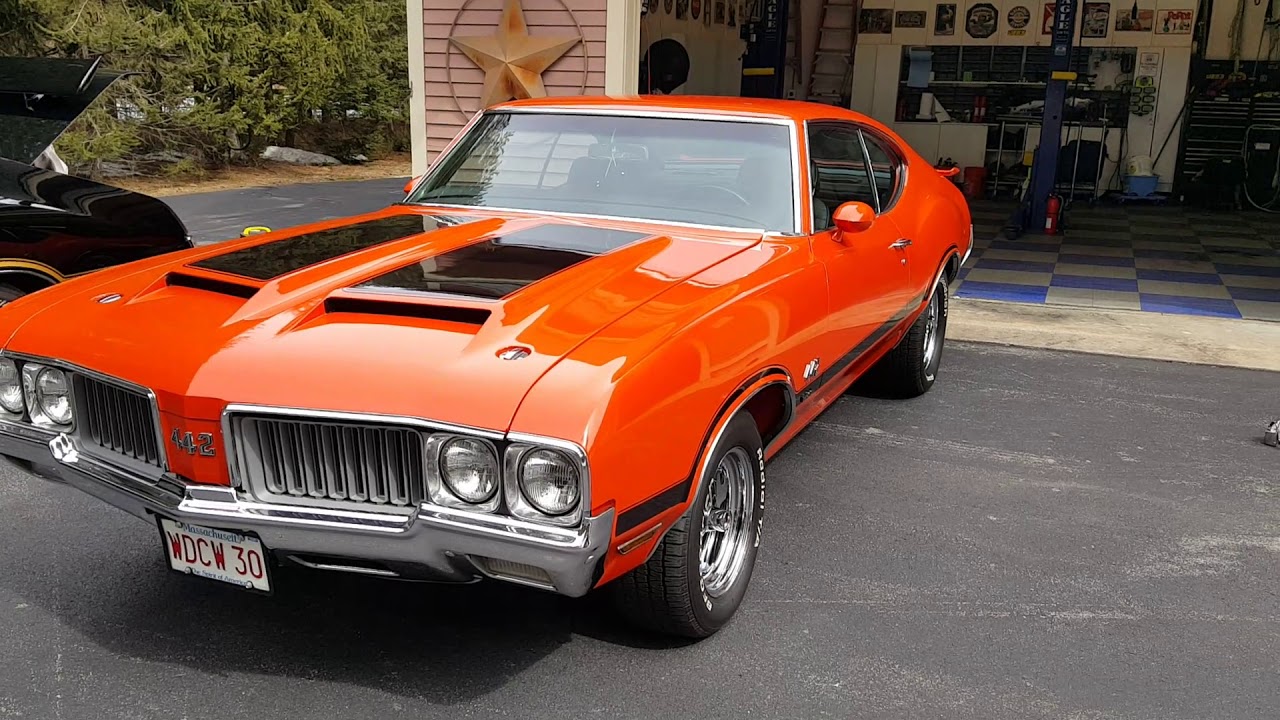 1970 Olds 442, #'s matching 455, 4-Spd, Special Paint Code Rally Red ...