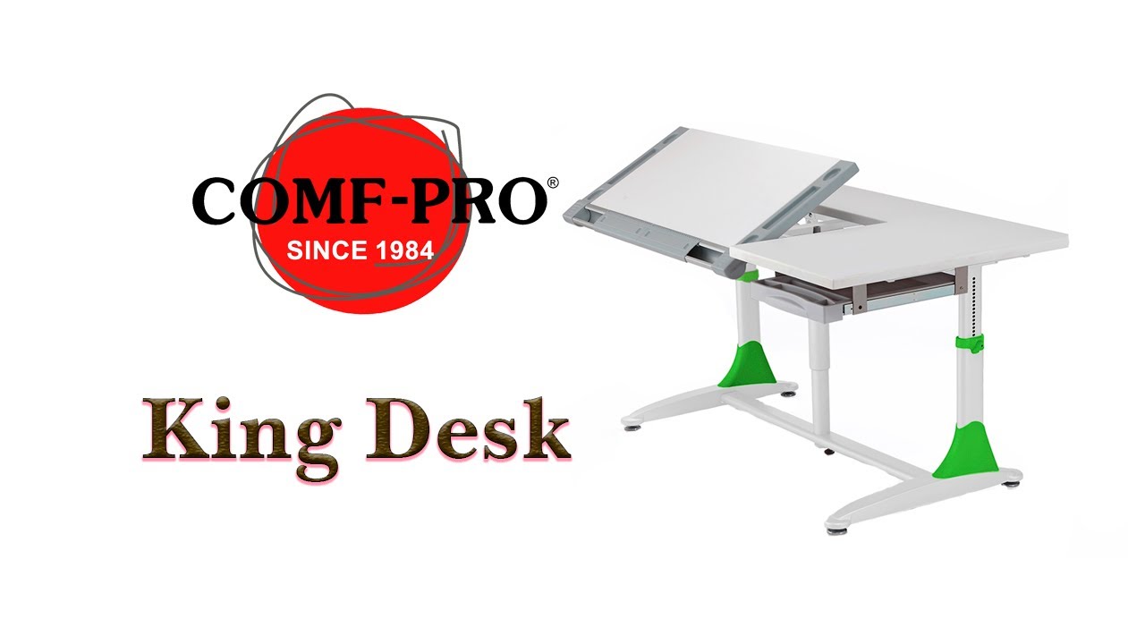 Растущая парта Comf-PRO King Desk - YouTube