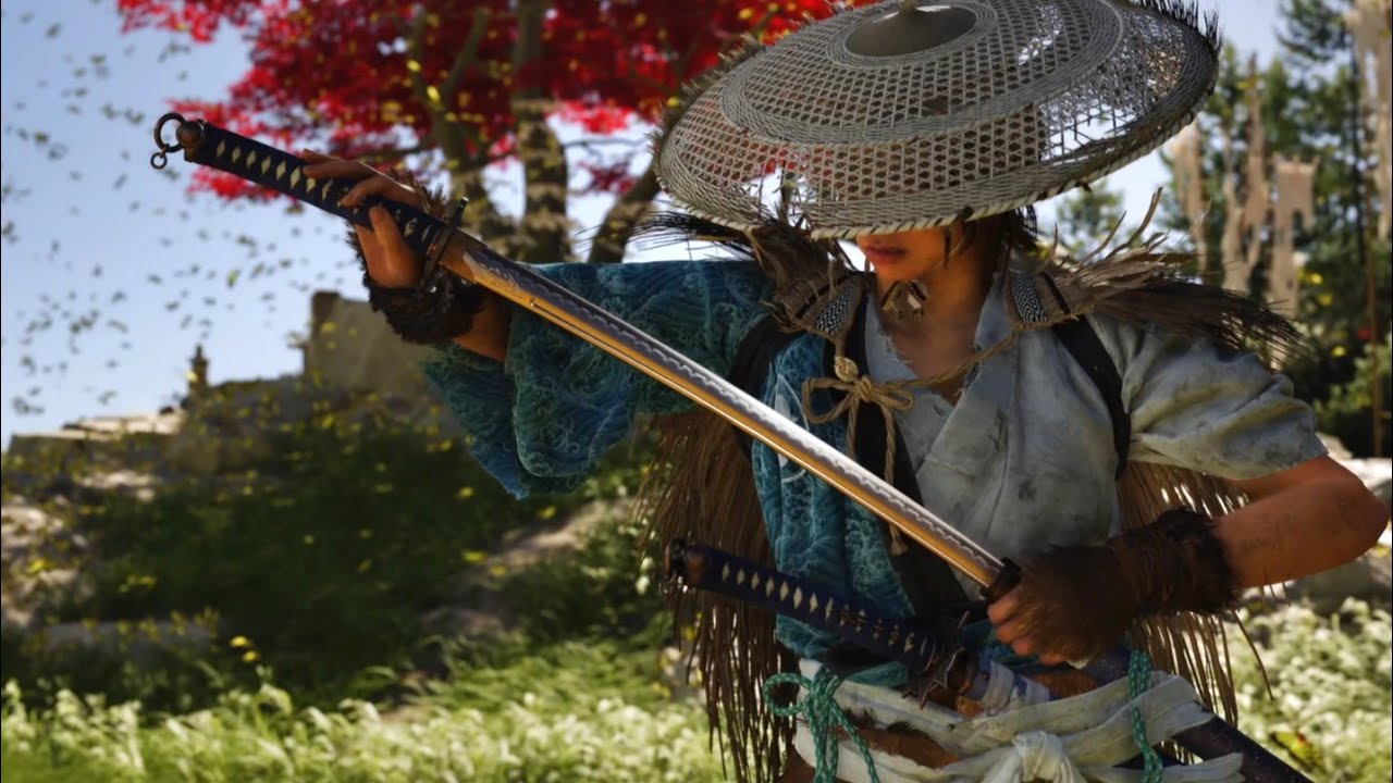 Ghost of Yōtei. Disciple of Takezo duel! Action combat gameplay ...