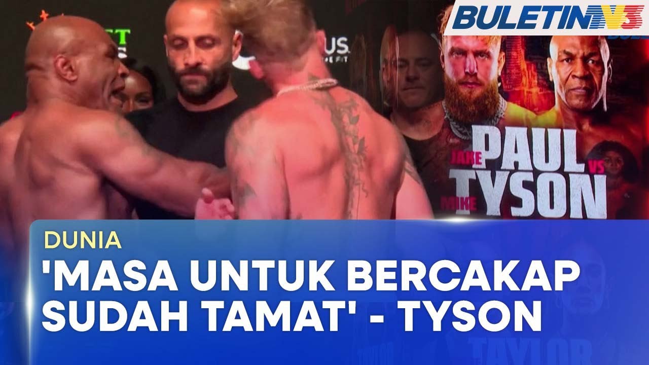 DUNIA | Detik Mike Tyson Tampar Muka Jake Paul - YouTube