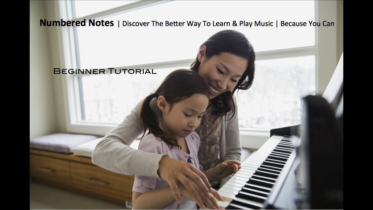 Numbered Notes Beginner Piano Tutorial - YouTube