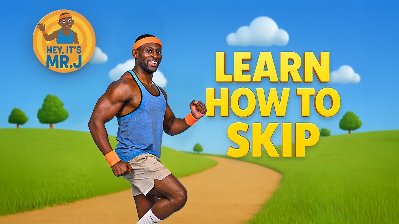 Learn How to Skip with Mr. J! | Locomotor Movement Tutorial | Kids ...