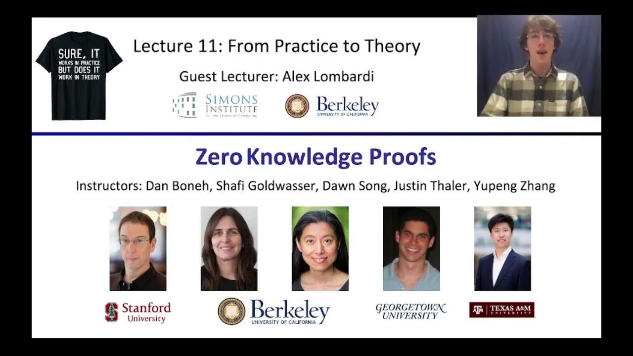 ZKP MOOC Lecture 11: From Practice to Theory - YouTube