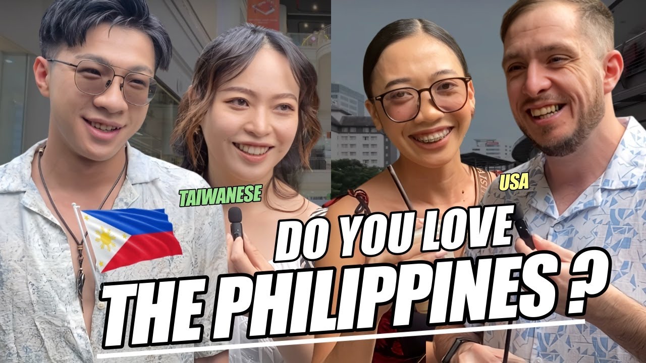 🇵🇭What Foreigners LOVE About The Philippines? | Street Interview in ...