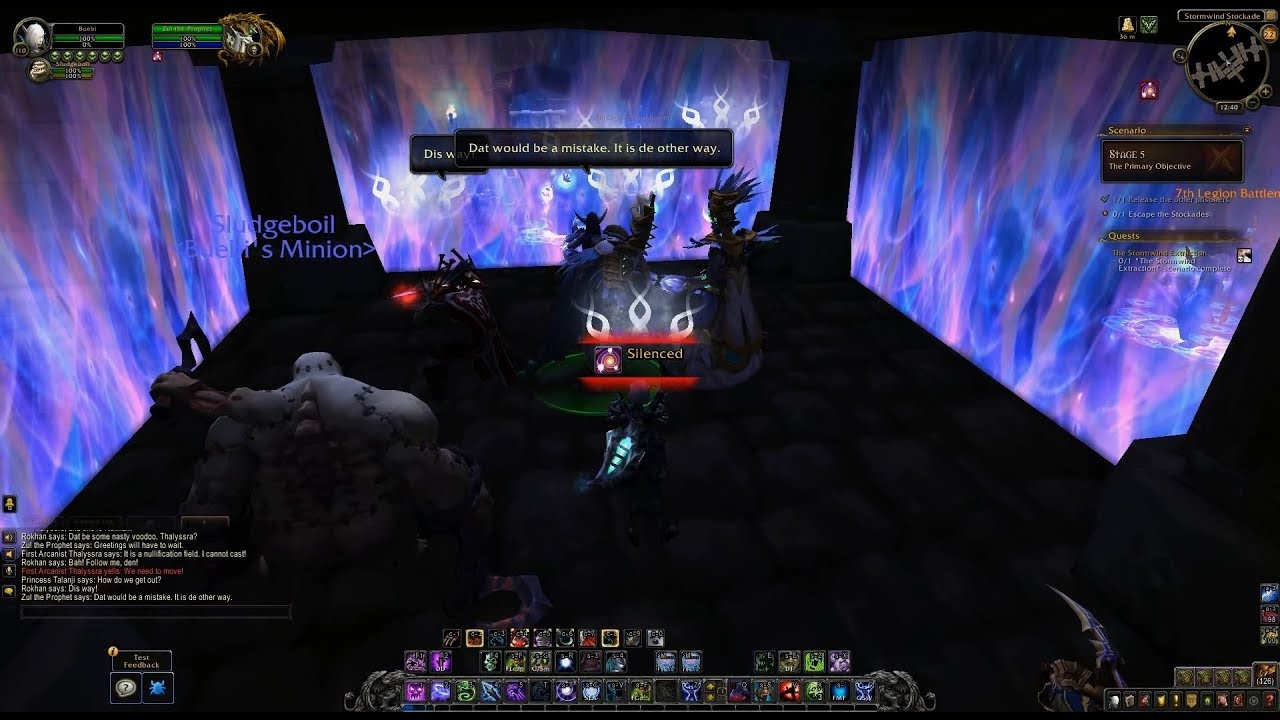 WoW BFA Alpha - The Stormwind Extraction Scenario - YouTube