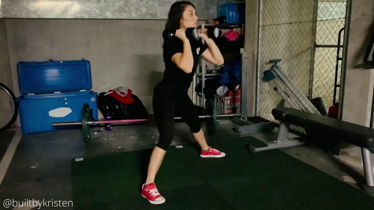 Alternating Dumbbell Side Lunge - YouTube