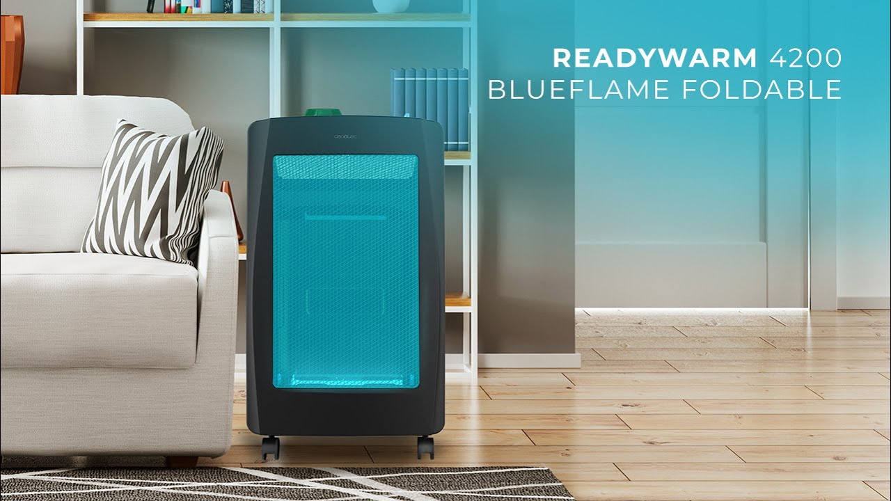 Gas heater ReadyWarm 4200 BlueFlame Foldable Heating - YouTube
