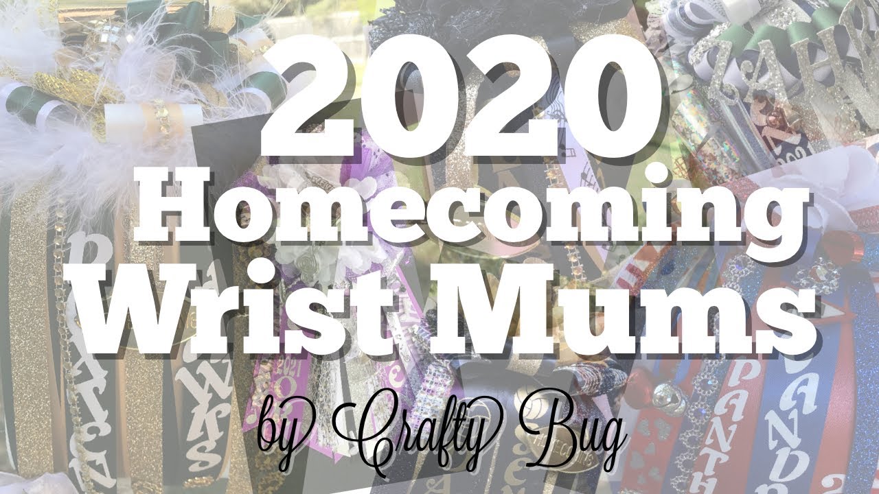 2020 Homecoming Wrist Mums by Crafty Bug - YouTube