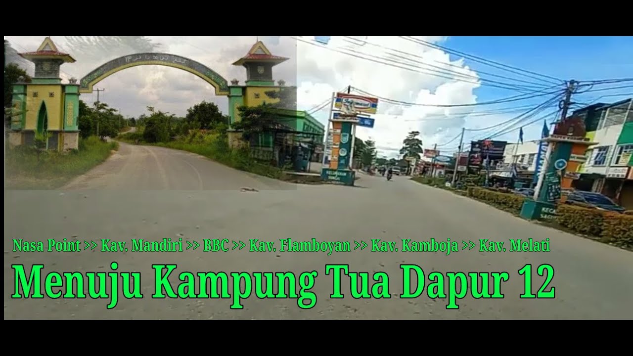 Perjalanan ke kampung tua Dapur 12, Sei Pelunggut batam - YouTube