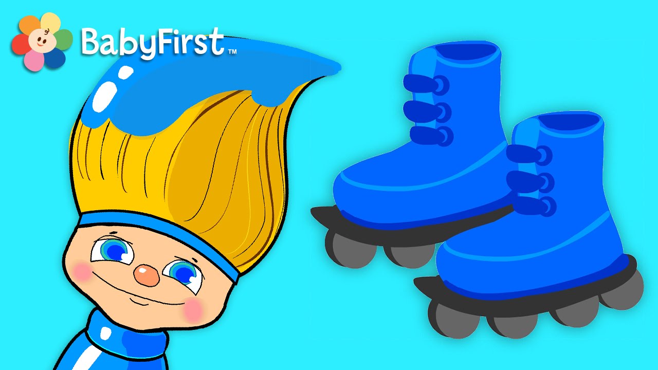 Blue Skies Ahead | Color for Kids | Petey Paintbrush | BabyFirstTV ...