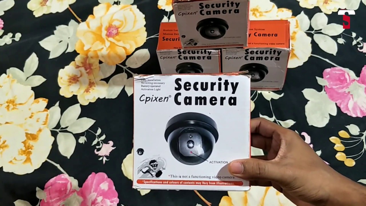 Dummy CCTV Camera Unboxing | Best & Cheap Way To Protect Our Home ...