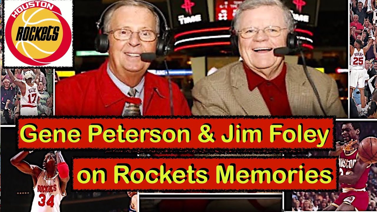 GENE PETERSON & JIM FOLEY Tribute (ROCKETS broadcast team) - YouTube