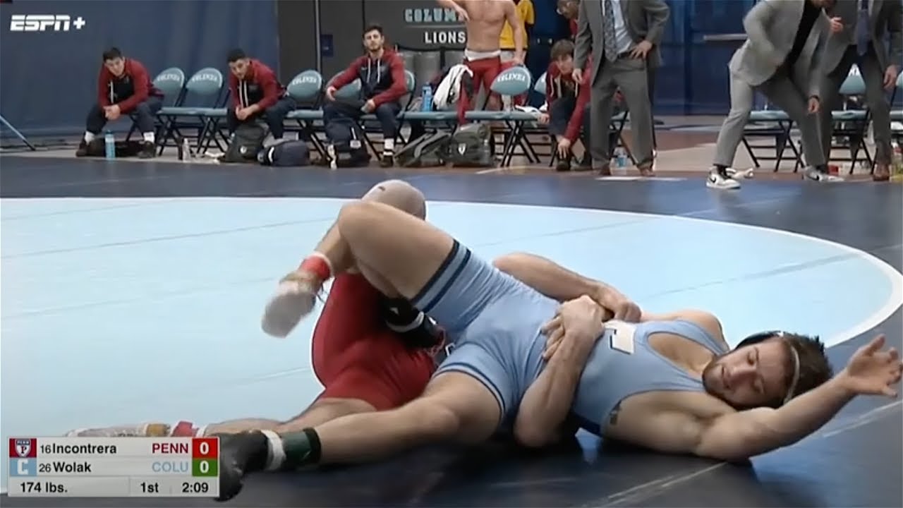 174lbs Nick Incontrera (Penn) vs Lennox Wolak (Columbia) - YouTube