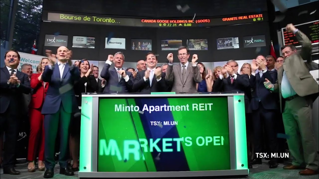 The Minto Group celebrates their listing on TSX! - YouTube