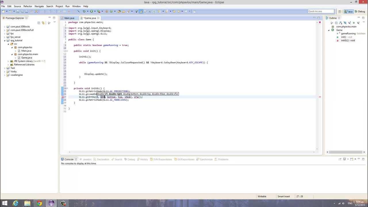 Java/LWJGL - Create A 2D MMORPG (Part 1 - Set up). - YouTube