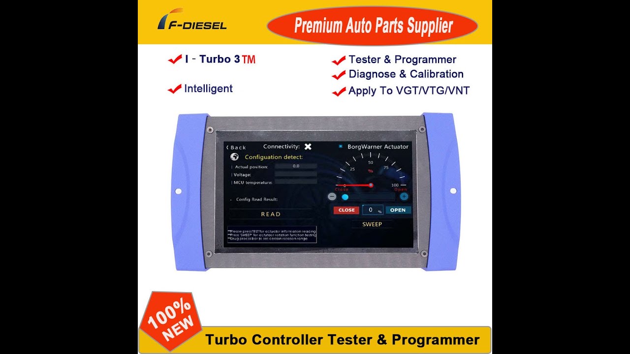 I‐Turbo 3 Intelligent Turbo Controller Tester & Programmer for VGT/VTG ...