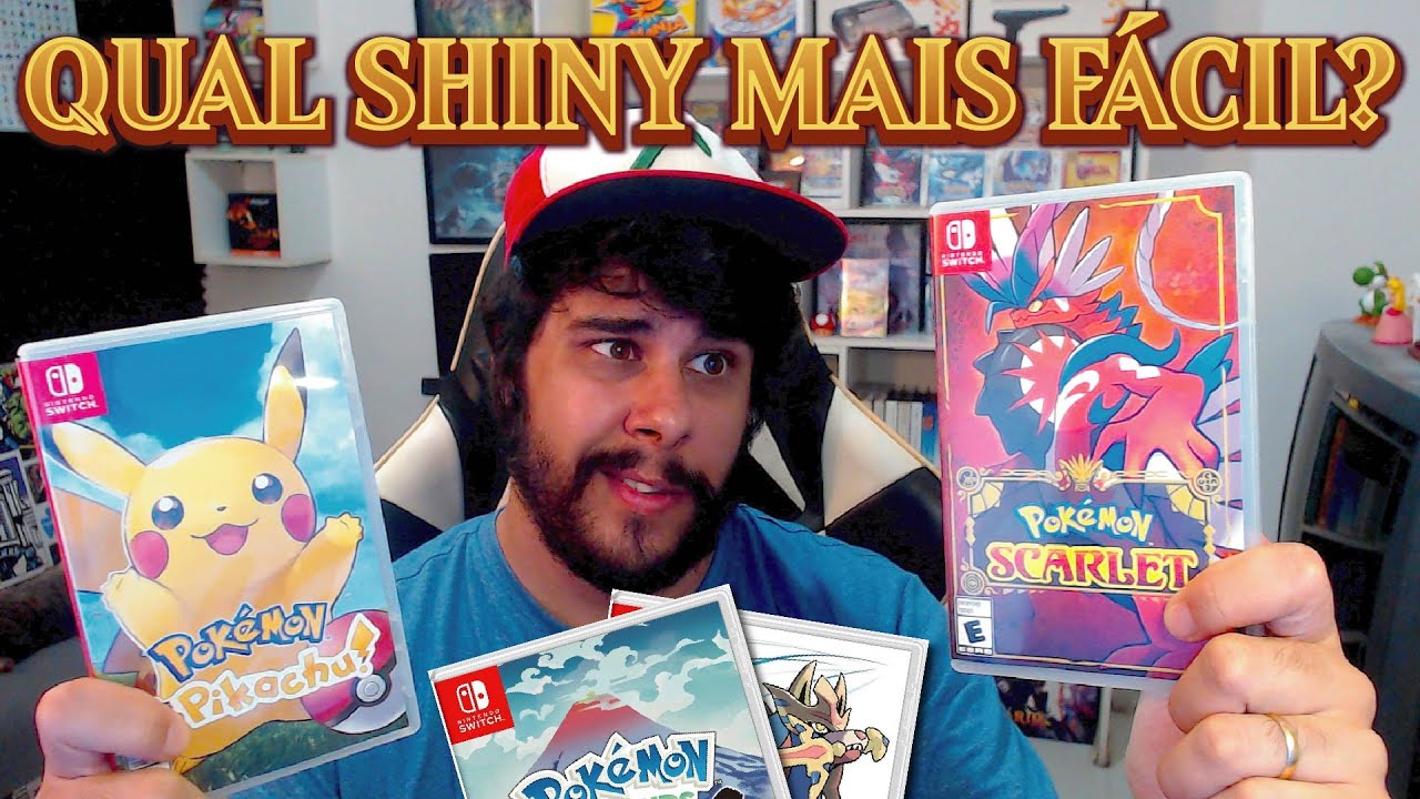 Qual jogo Pokémon é mais fácil pra pegar SHINY no Nintendo Switch ...