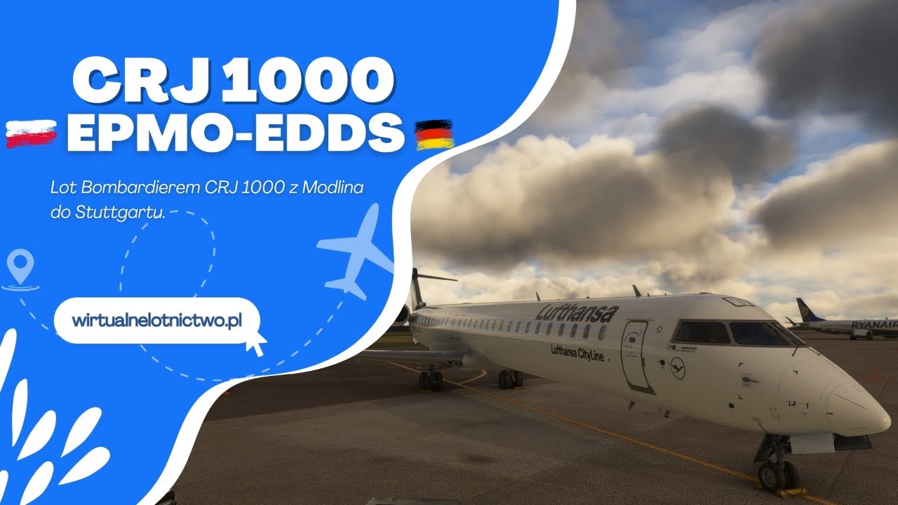 Microsoft Flight Simulator & Newsky - CRJ-1000 od Aerosoftu - Modlin ...