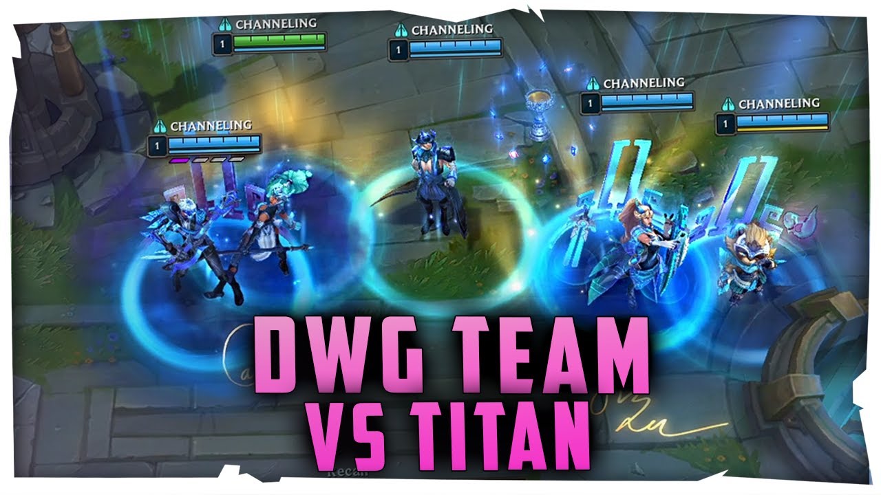 TODAS AS SKINS DWG ENFRENTANDO UM TITAN - League of Legends - [PT-BR] - YouTube